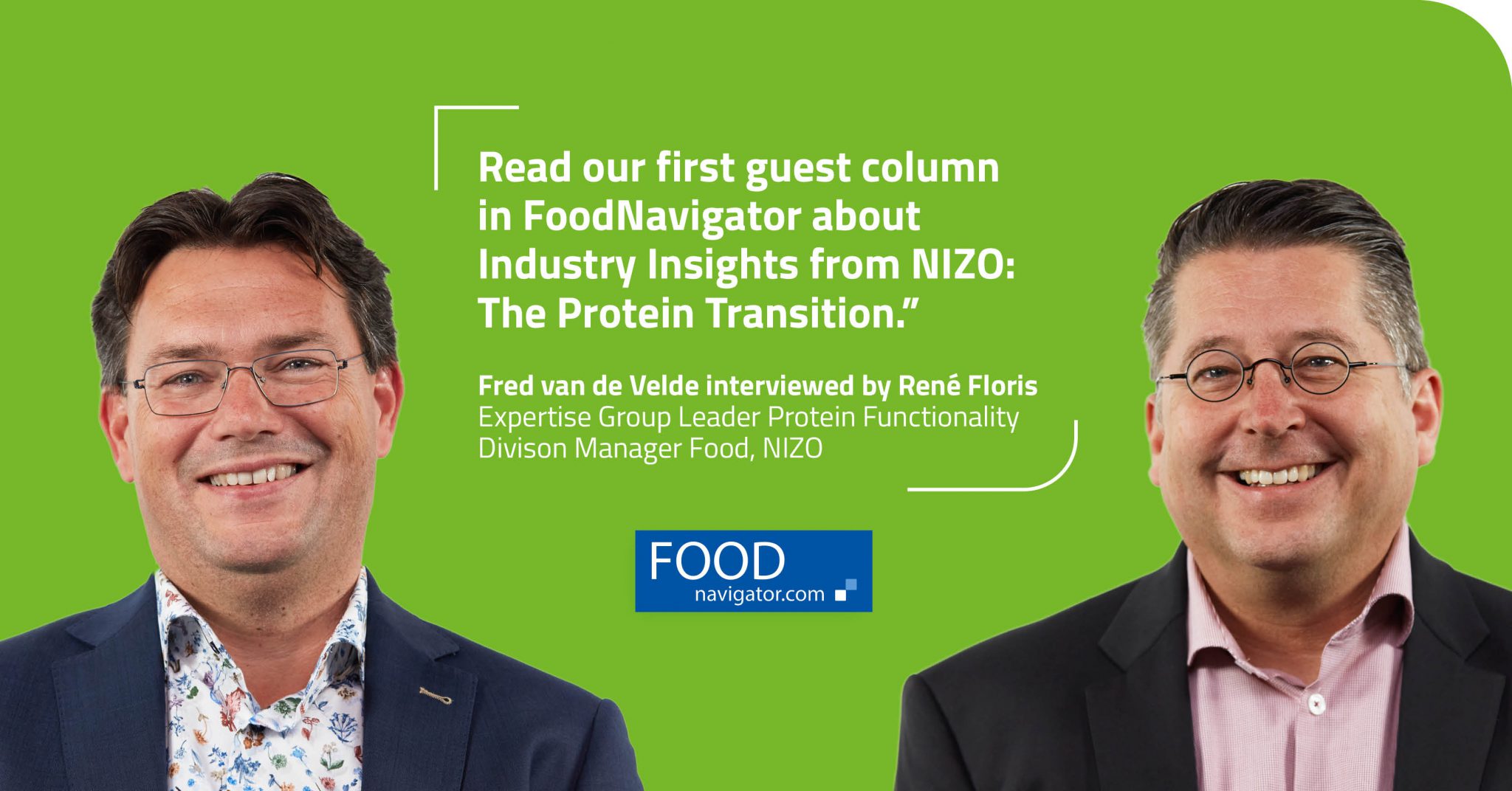 Industry Insights from NIZO: The Protein Transition | NIZO